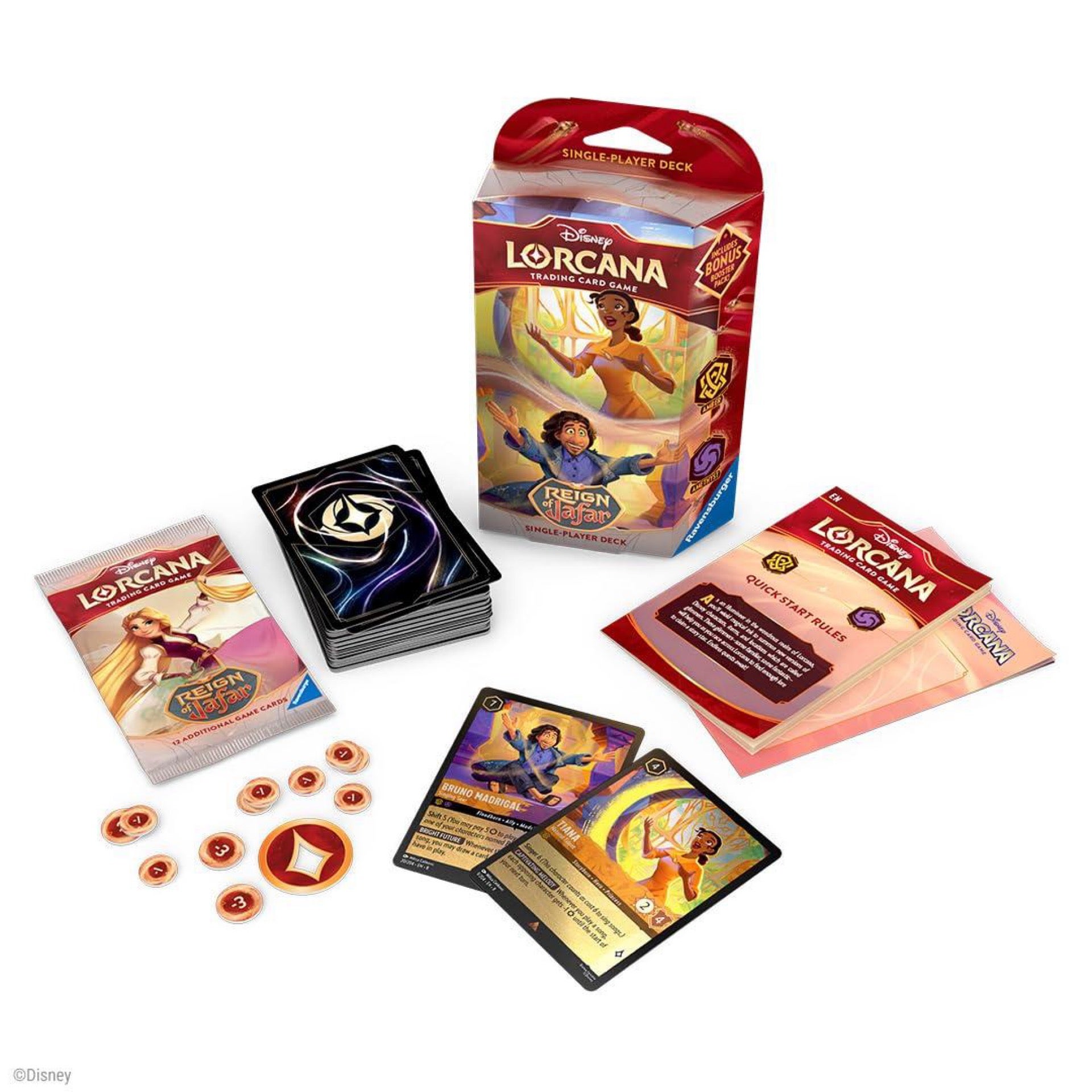 Ravensburger Disney Lorcana TCG: Reign of Jafar Single-Player Deck ...